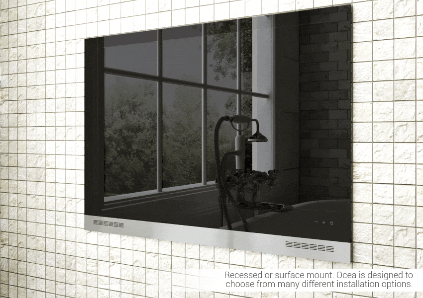 OCEA Waterproof Smart Touch Bathroom TV | Evervue